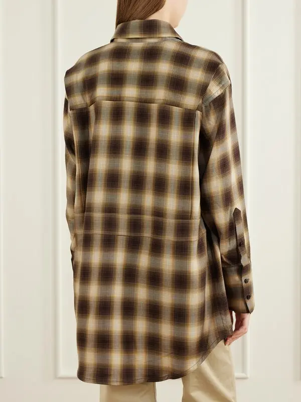 Co Checked Lyocell Shirt