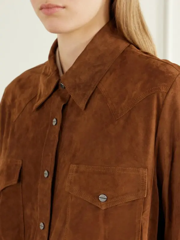 TWP Suede Shirt Jacket
