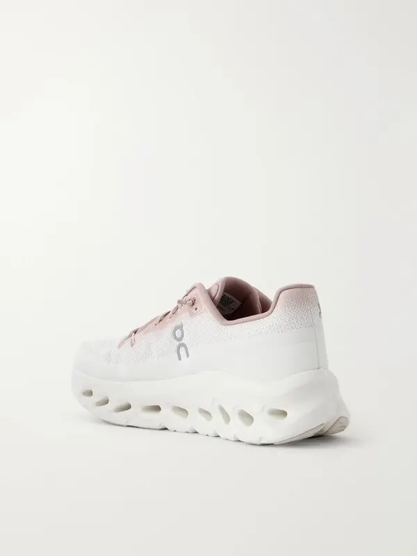 On Cloudtilt Stretch Recycled-knit Sneakers - Brown