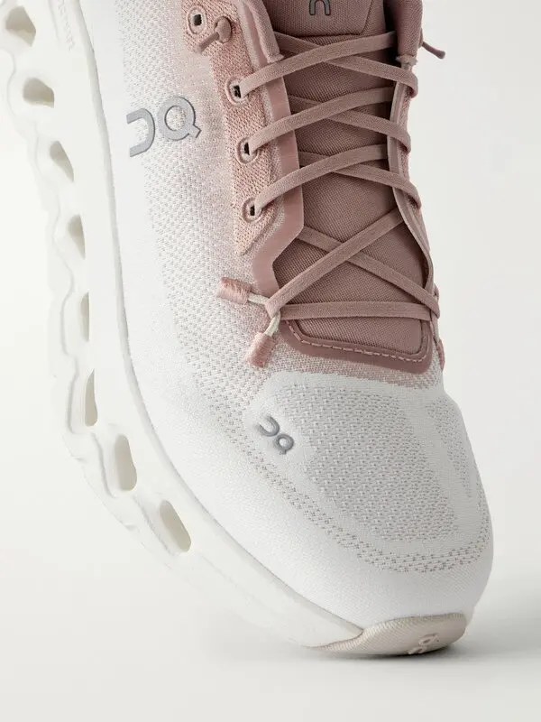 On Cloudtilt Stretch Recycled-knit Sneakers - Brown