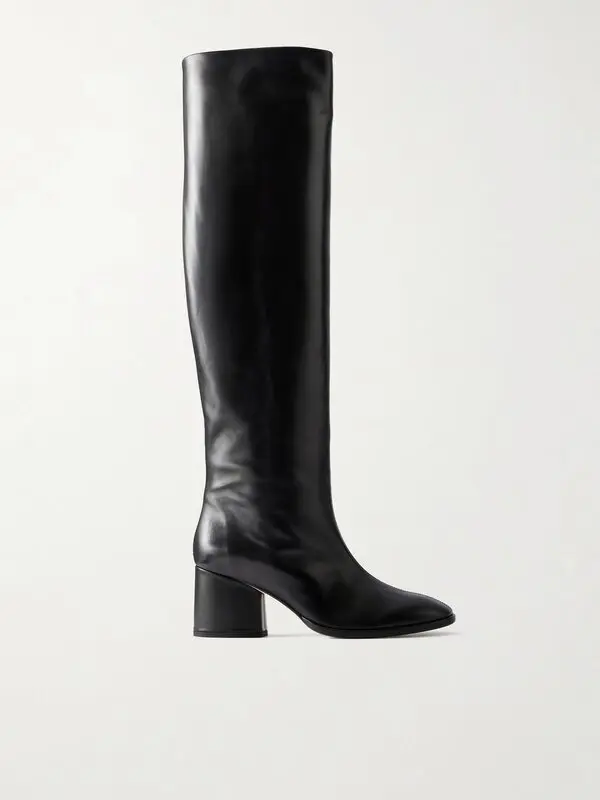 AeydĒ Almut Patent Leather Knee Boots