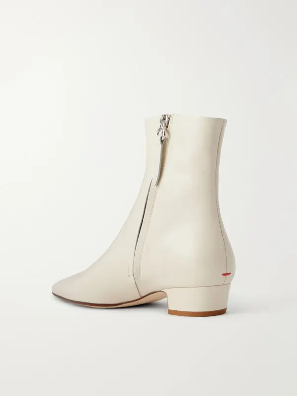AeydĒ Lila Leather Ankle Boots