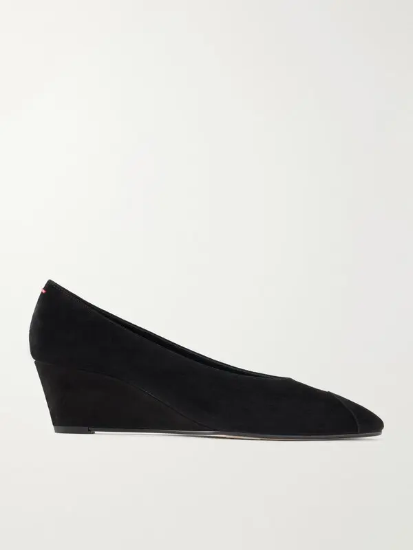 AeydĒ Calea 55 Wedge Suede Pumps