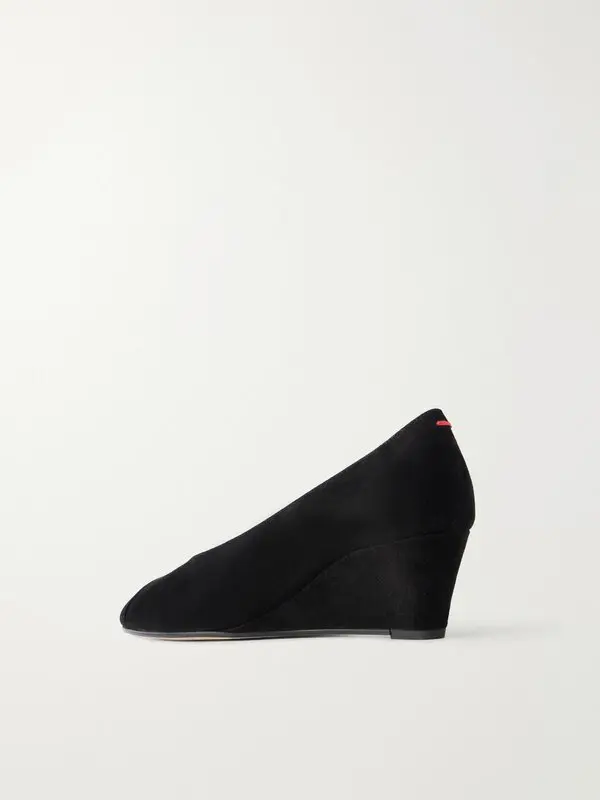 AeydĒ Calea 55 Wedge Suede Pumps
