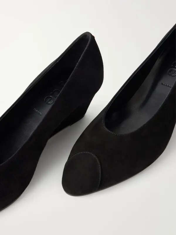AeydĒ Calea 55 Wedge Suede Pumps