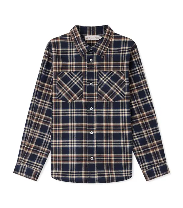 Bonpoint Cotton Check Shirt