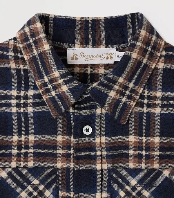 Bonpoint Cotton Check Shirt
