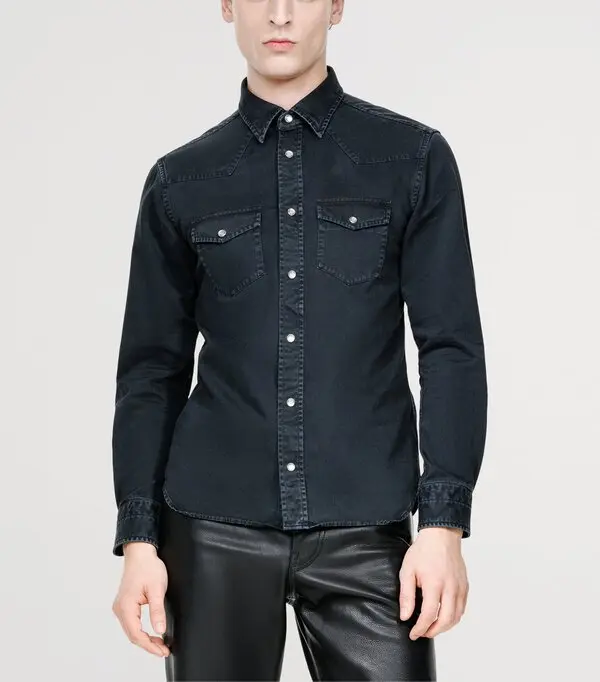 TOM FORD Denim Western Shirt