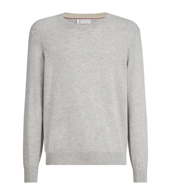 Brunello Cucinelli Cashmere Crew-neck Sweatshirt