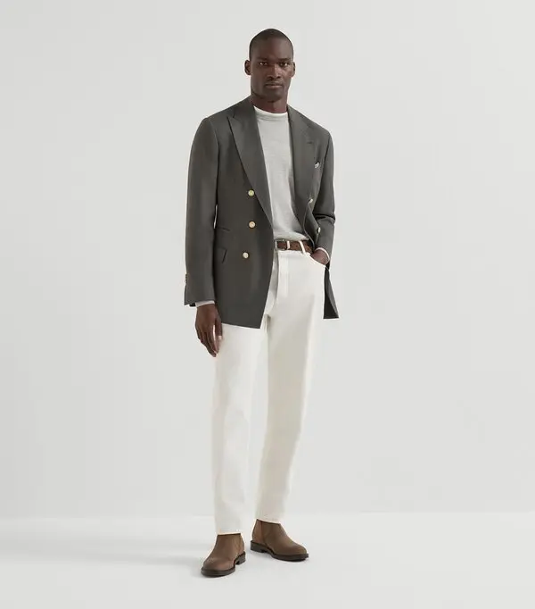 Brunello Cucinelli Cashmere-silk Crew-neck Sweater