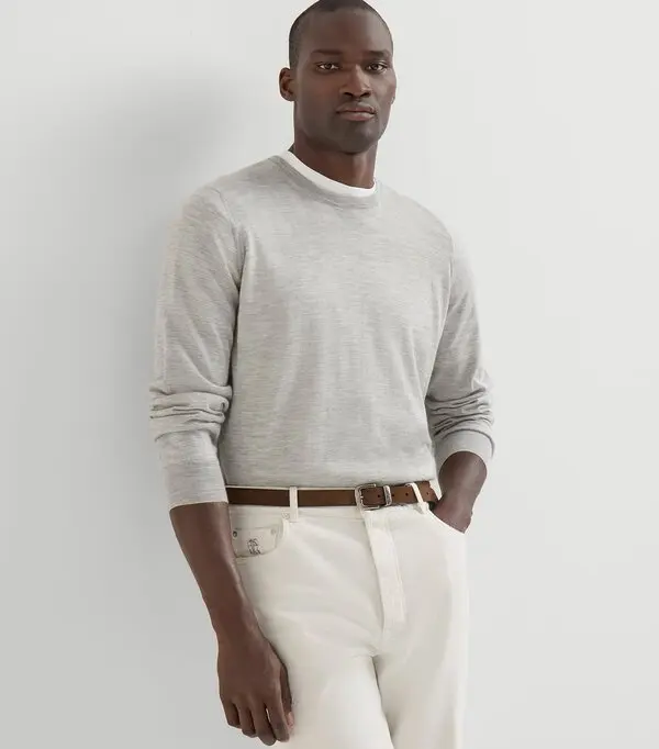 Brunello Cucinelli Cashmere-silk Crew-neck Sweater