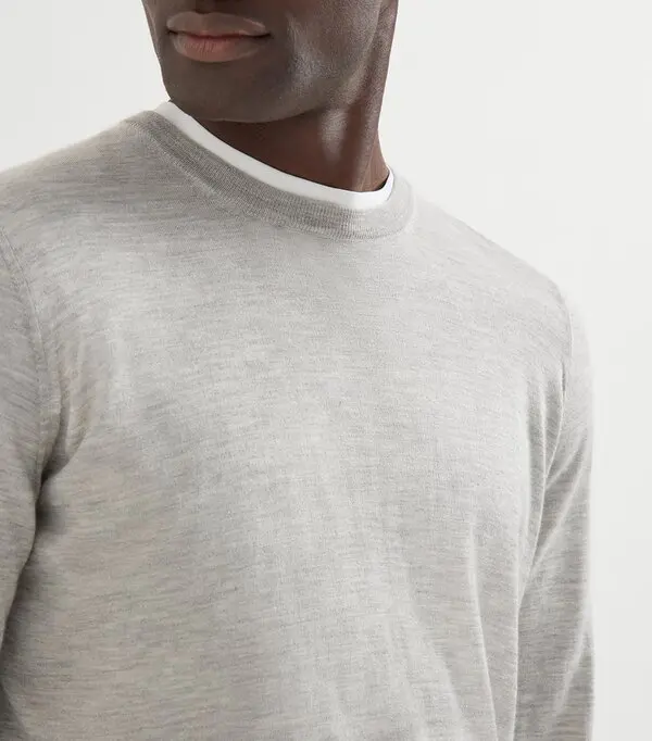 Brunello Cucinelli Cashmere-silk Crew-neck Sweater