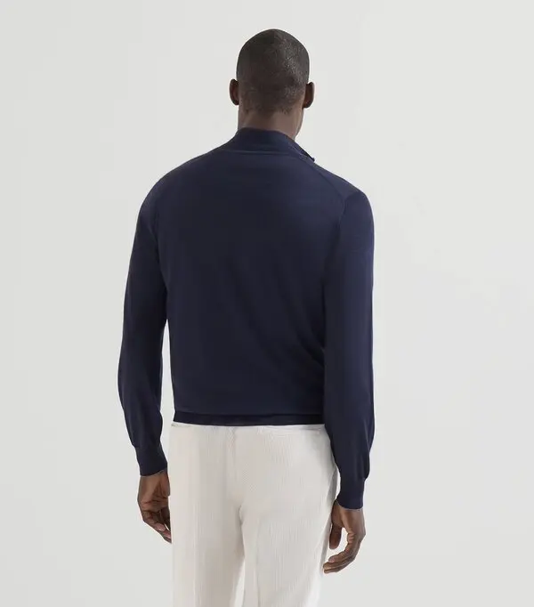 Brunello Cucinelli Cashmere-silk Zip-up Cardigan