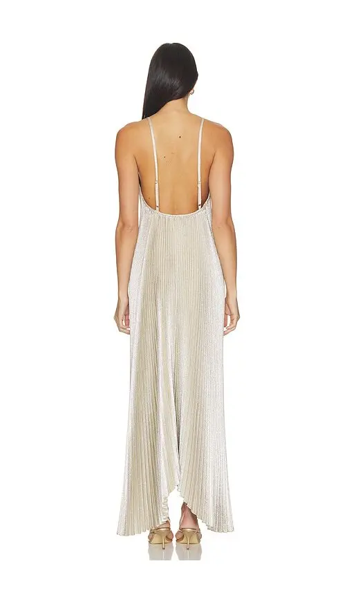 L'IDEE The Muse Gown - Metallic Silver
