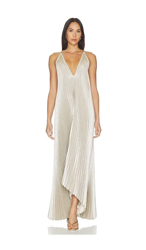 L'IDEE The Muse Gown - Metallic Silver
