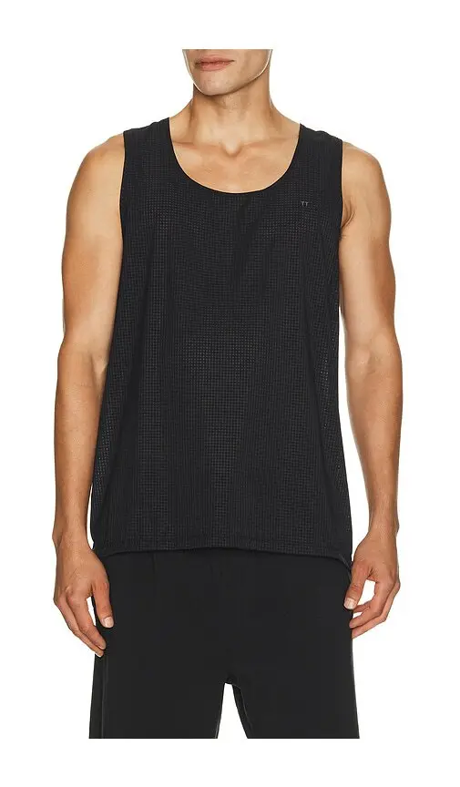TRIBE AND TRUE Rapha Ref Tank Top - Black