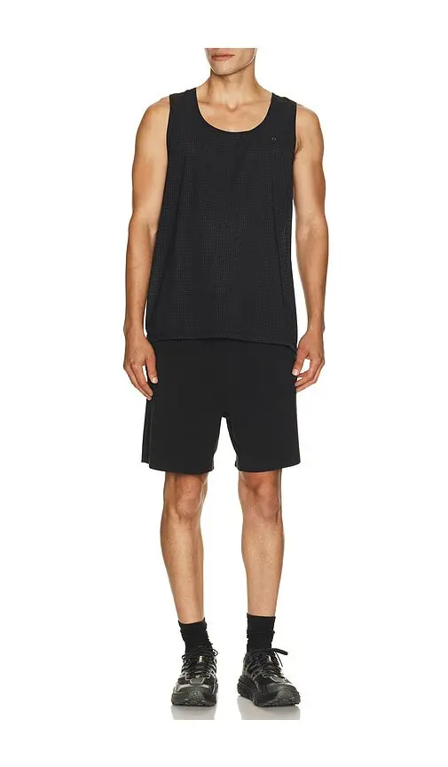 TRIBE AND TRUE Rapha Ref Tank Top - Black