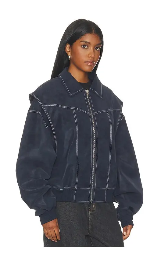 Lioness Vista Bomber Jacket In . Also - Navy