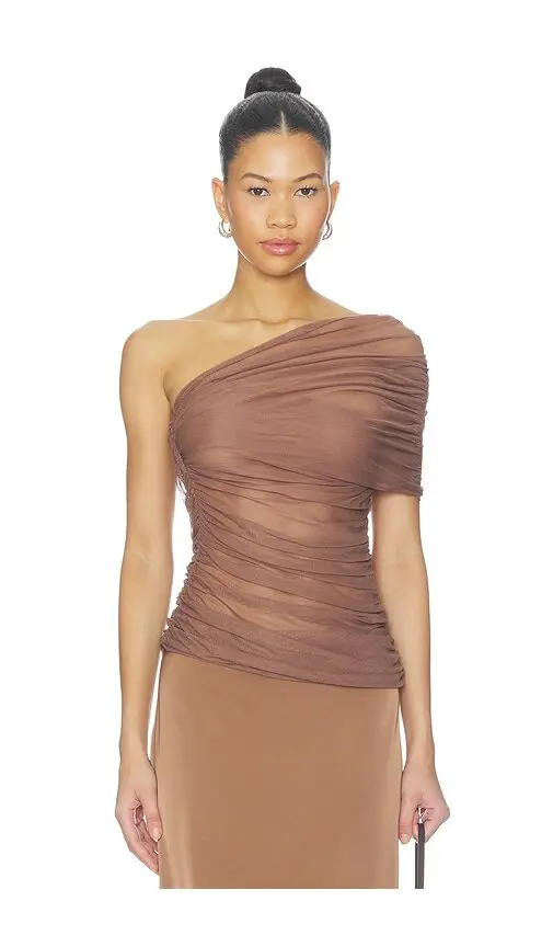 Misha Collection The Interwoven Jersey Top In . Also