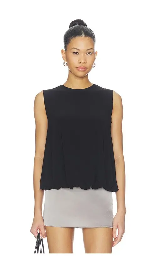 Norma Kamali Babydoll Top In . Also