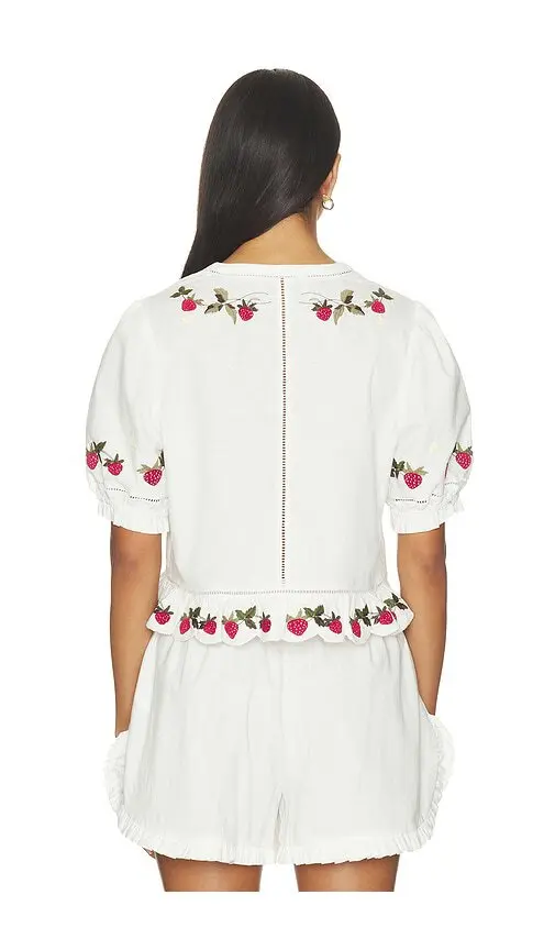 Sea Calla Strawberry Top In . Also