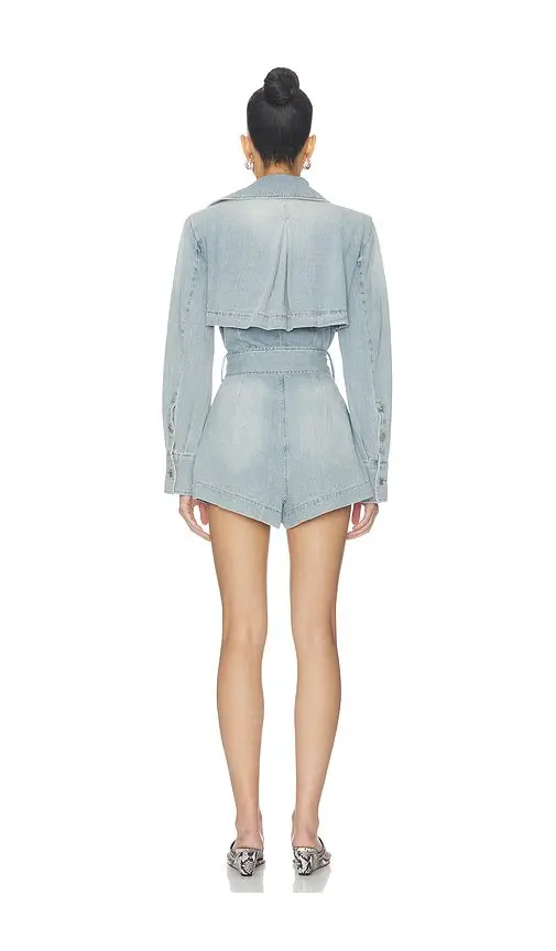 AFRM Feyra Trench Romper