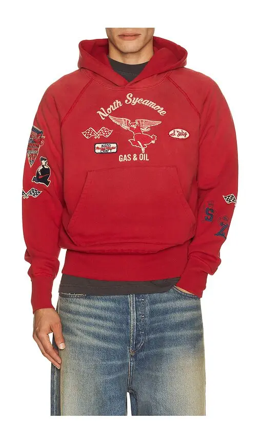 SAMUEL ZELIG Service Hoodie - Red