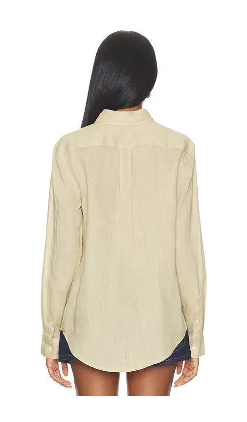 Polo Ralph Lauren Linen Button Front Shirt In . Also