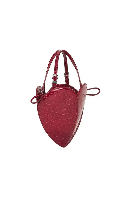 ROTATE BY BIRGER CHRISTENSEN Patent Croco Heart Bag