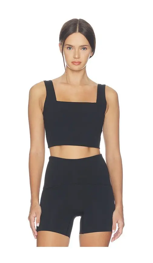 Spanx Get Moving Cropped Square Neck Shelf Tank Top In . Also