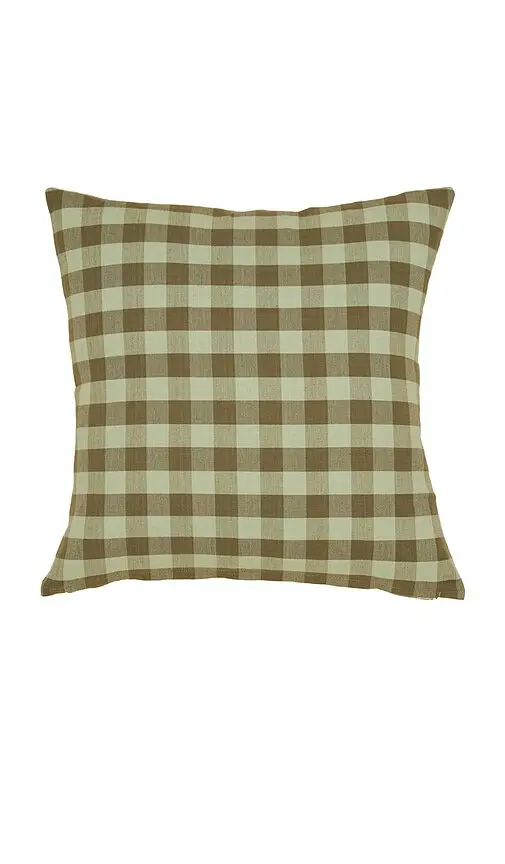 HAWKINS NEW YORK Essential Gingham Pillow - Olive