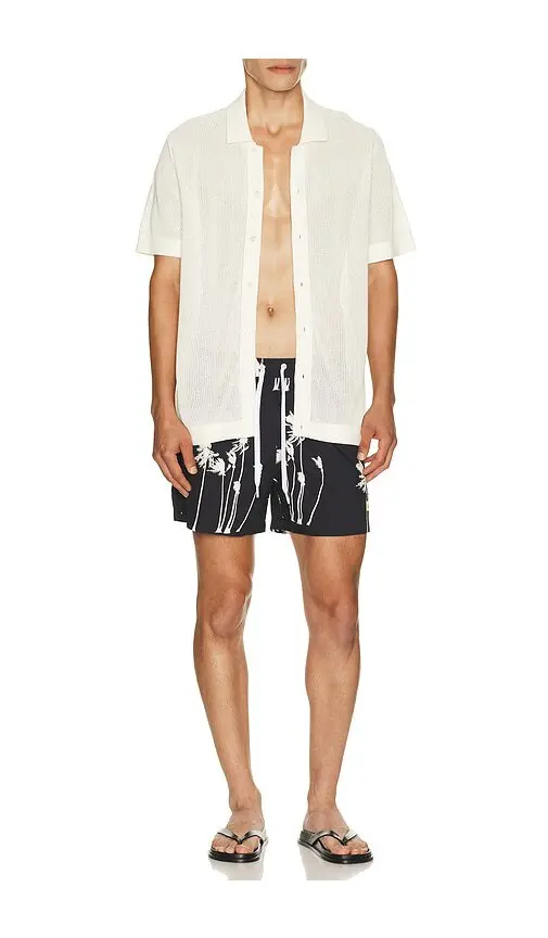 DUVIN DESIGN Hurricane Palm Swim Short