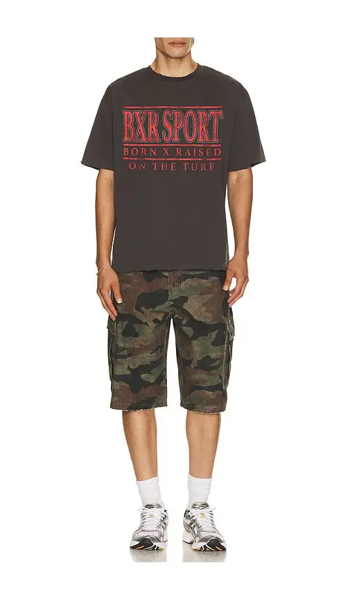 BORN X RAISED University Tee In . Also