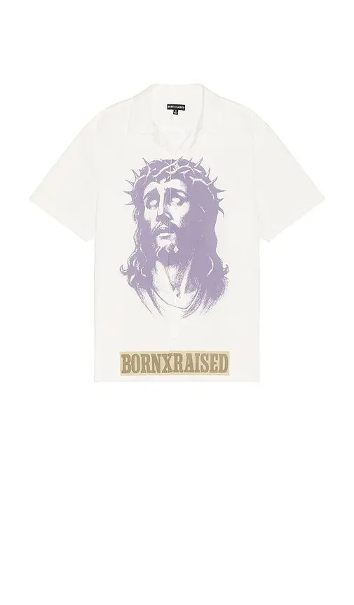 BORN X RAISED Salvation Button Up In . Also