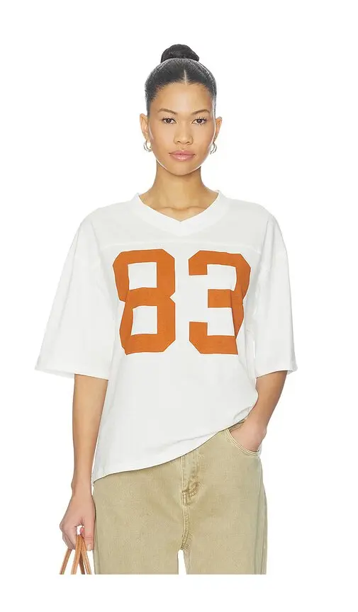 HYPE AND VICE Ut Austin Football Oversized T-shirt In . Also - White
