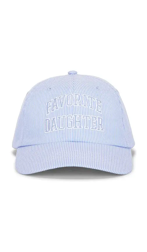 FAVORITE DAUGHTER Stripe Logo Baseball Cap