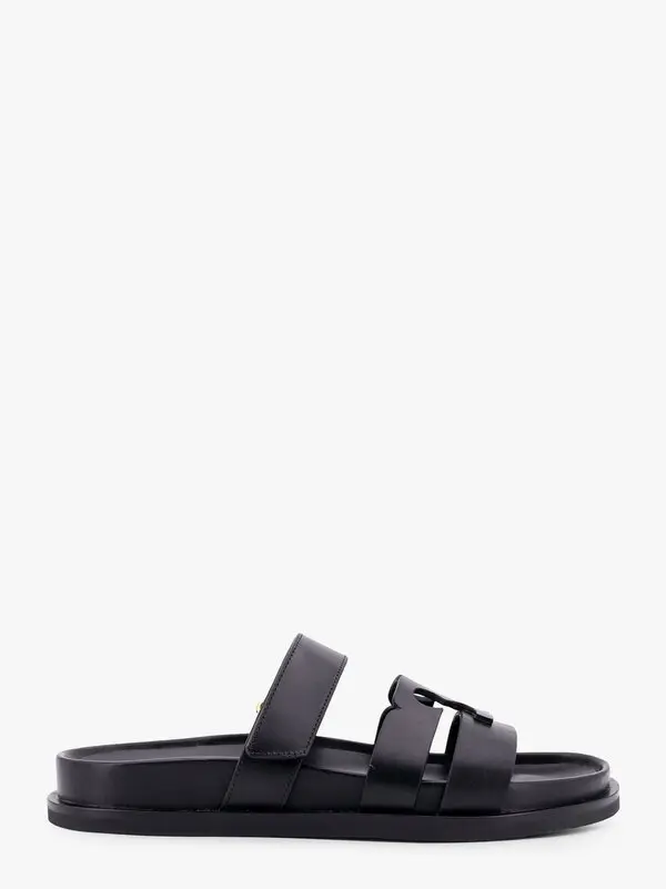 Tory Burch Ines Leather Sandals - Black