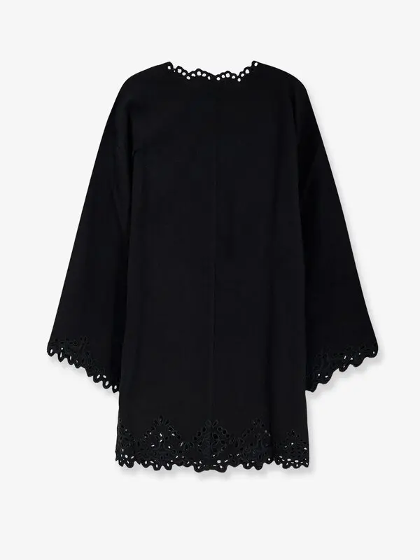 MARANT ETOILE Sherazade Short Cotton Dress - Black