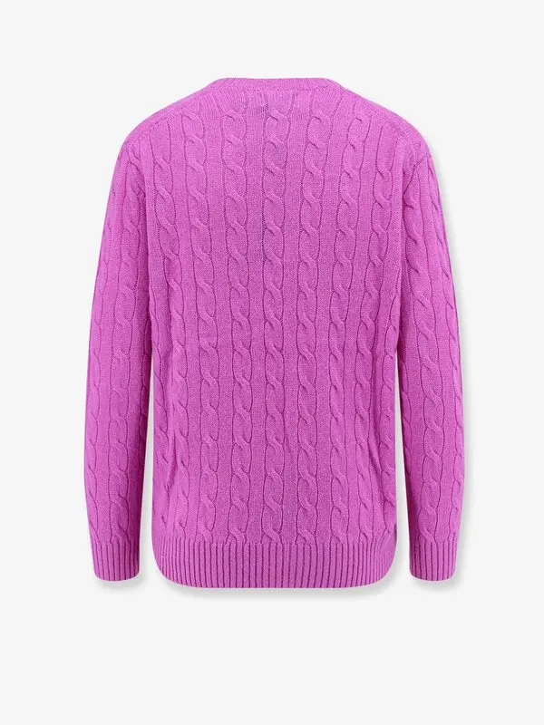 Polo Ralph Lauren Wool And Cashmere Cable Knit Pullover