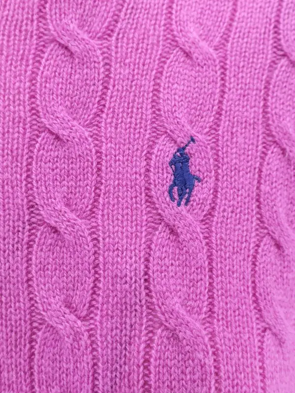 Polo Ralph Lauren Wool And Cashmere Cable Knit Pullover