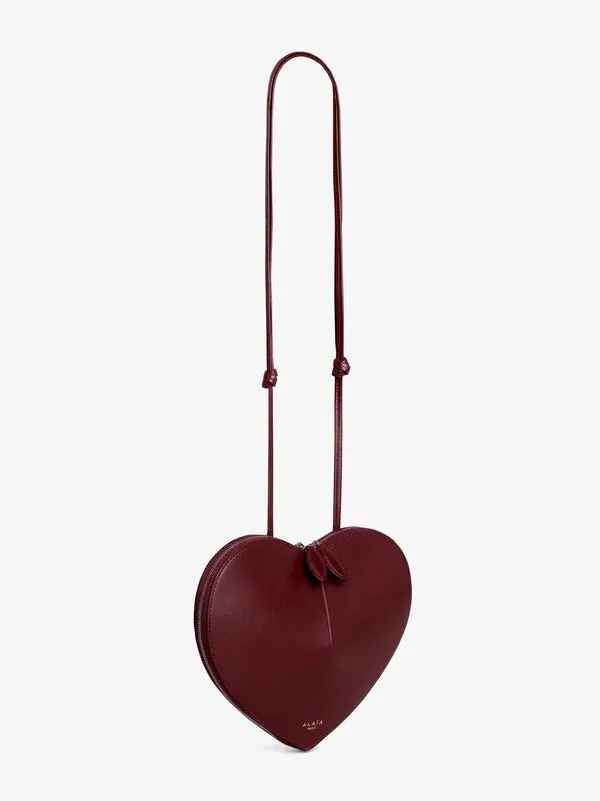 Alaïa Le Coeur Leather Crossbody Bag