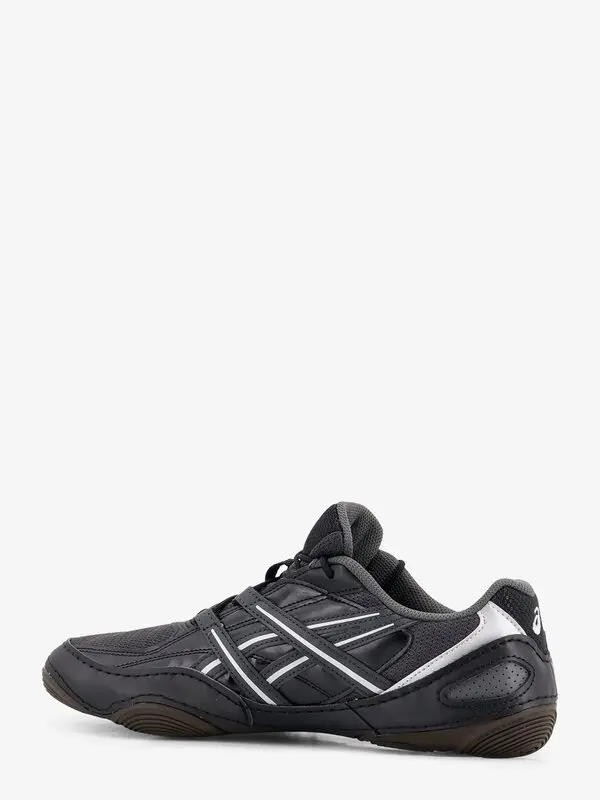 Asics Hypersync Mesh And Leather Sneakers With Embroidered Logo