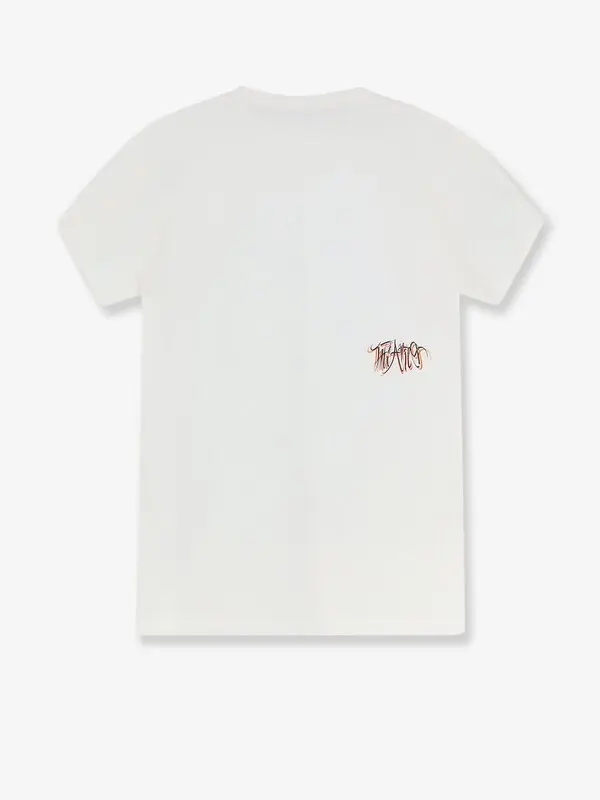 Attico Printed Logo Cotton T-shirt