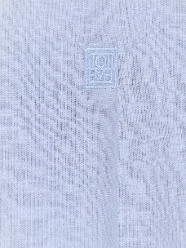 TOTEME Cotton And Linen Oversized Summer Shirt