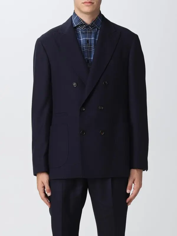 Brunello Cucinelli Tailored Double Breasted Blazer