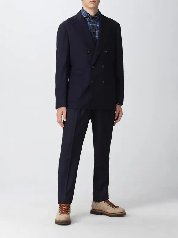 Brunello Cucinelli Tailored Double Breasted Blazer