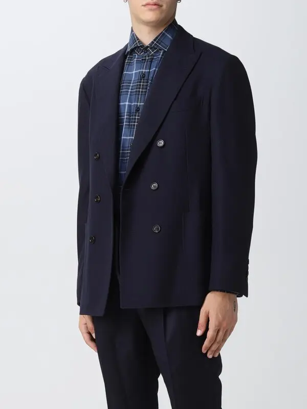 Brunello Cucinelli Tailored Double Breasted Blazer