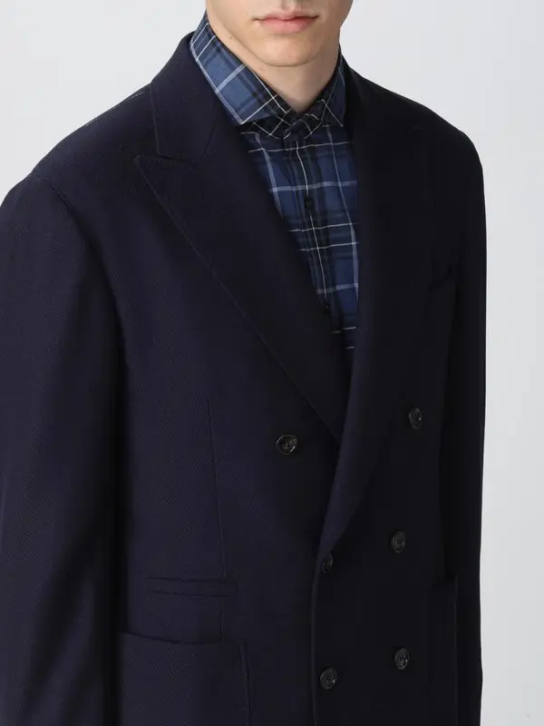 Brunello Cucinelli Tailored Double Breasted Blazer