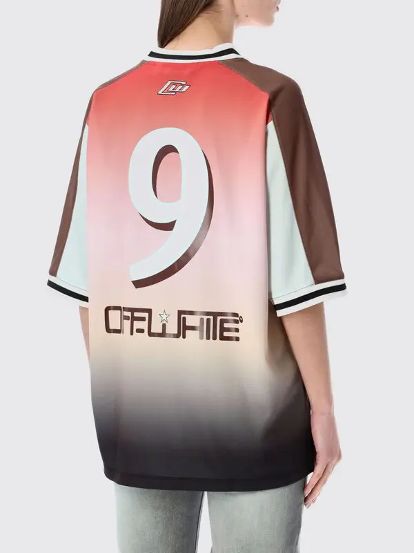 Off-White Polyester Logo T-shirt