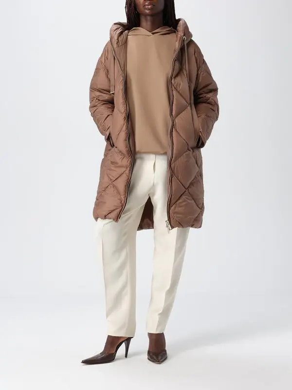 Max Mara Quilted Hooded Jacket